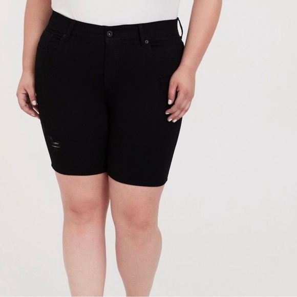 torrid | Shorts | Torrid Premium Black Jean Shorts | Poshmark